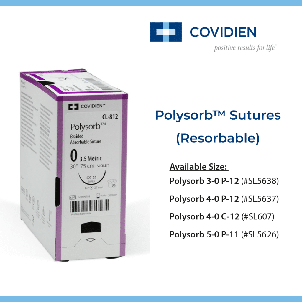 Covidien Polysorb™ Suture - Galla Dental