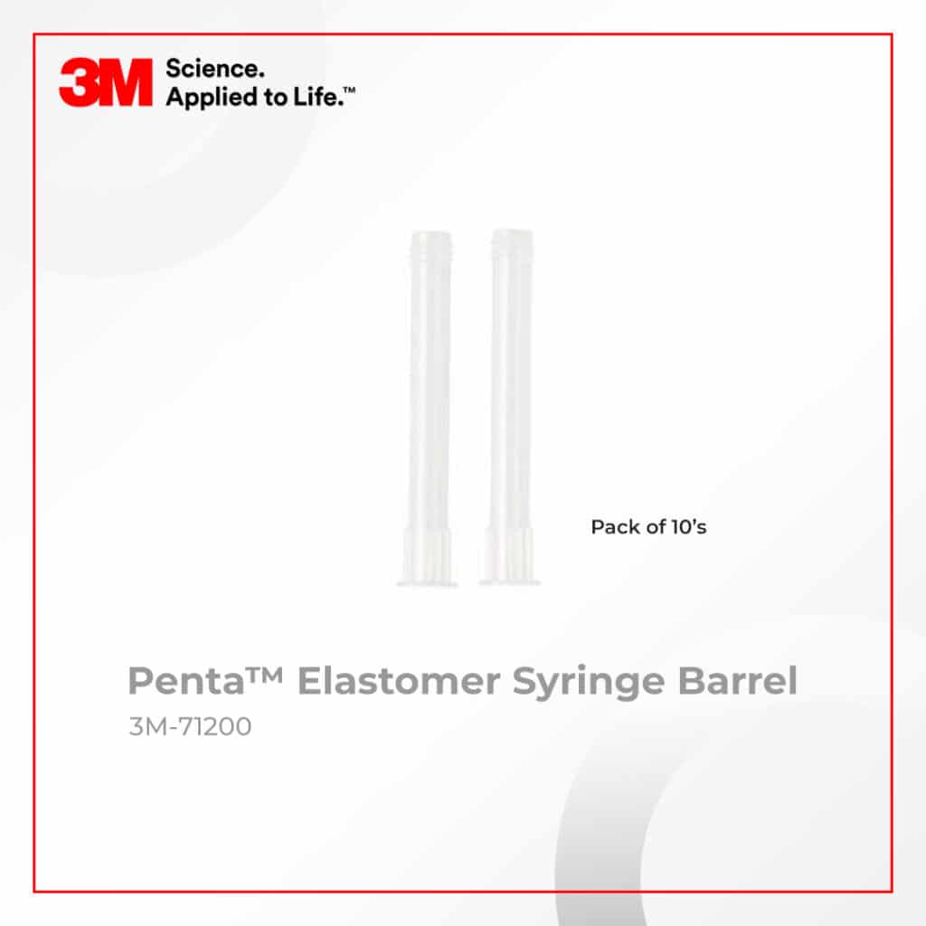 3M™ Penta™ Elastomer Syringe Spare Syringe Barrels Refill - Galla Dental