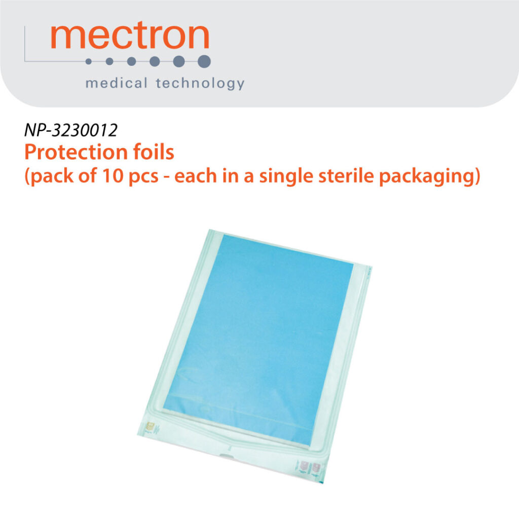 Protection foils (pack of 10 pcs. - each in a single sterile packaging ...