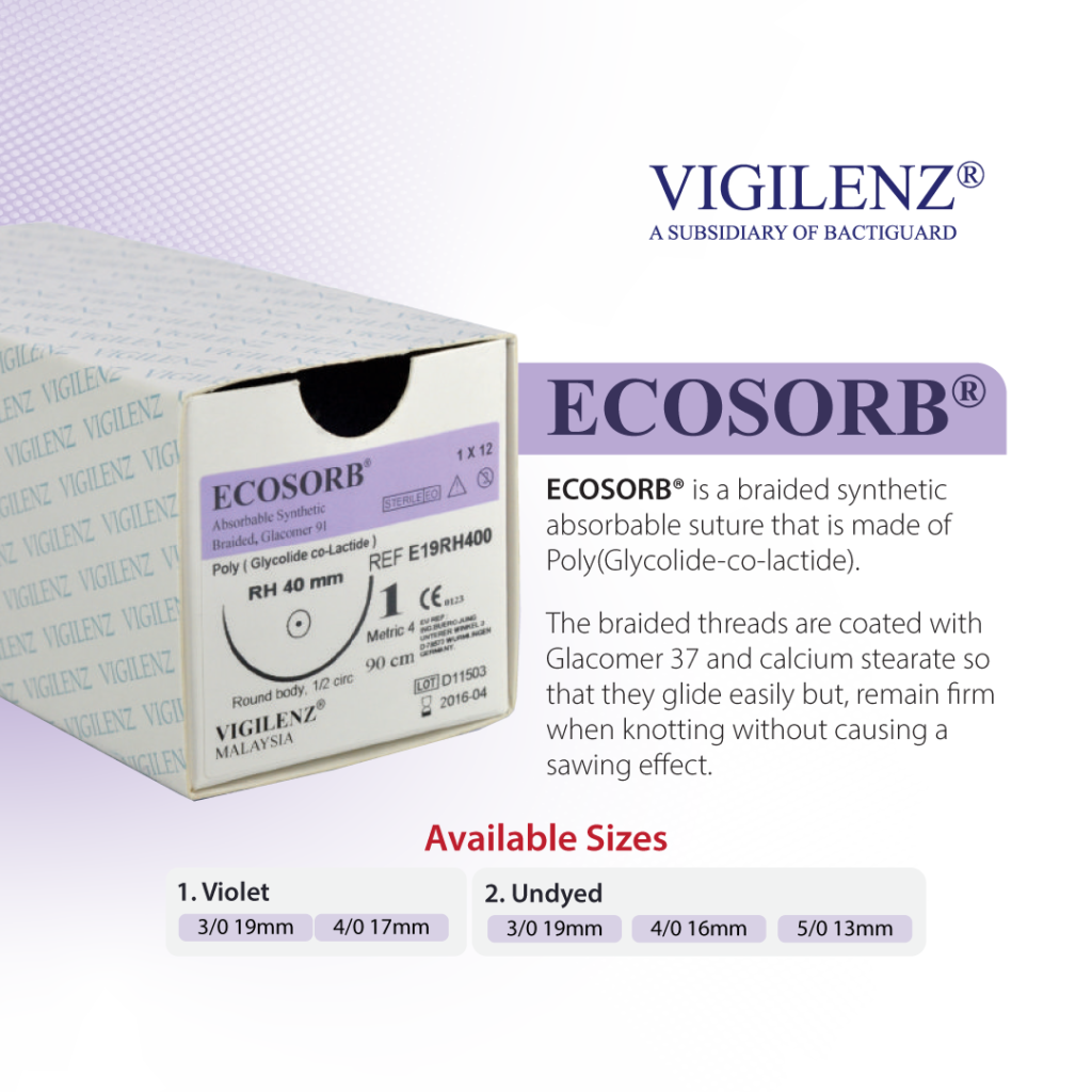Vigilenz Ecosorb Sutures - Galla Dental